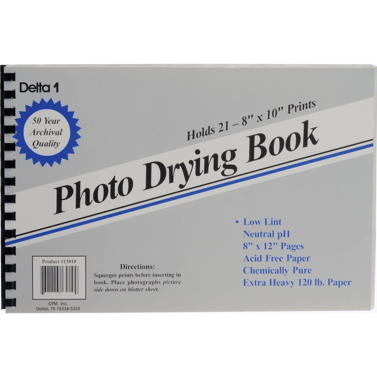 Delta Photo Blotter Drying Book 8" x 10" Prints — Firstcall Photographic