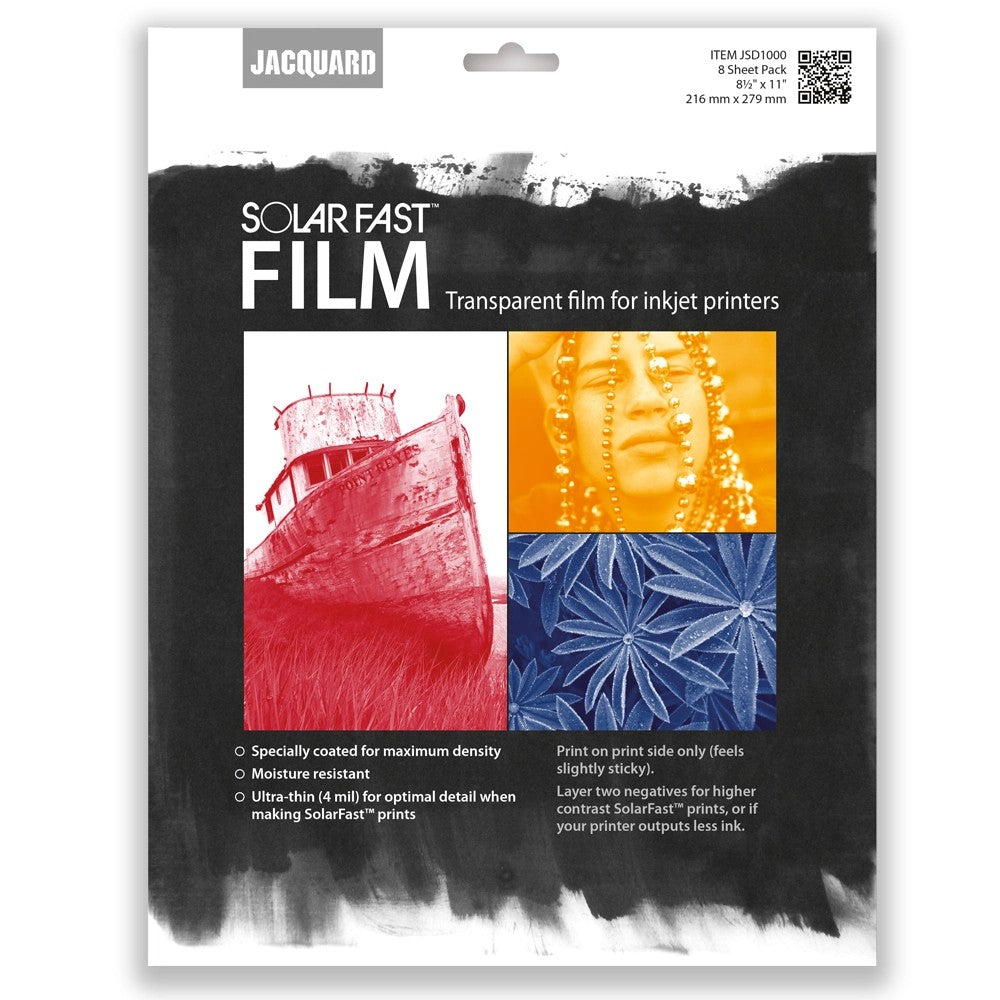 Jacquard SolarFast Film, 8 Sheets — Firstcall Photographic