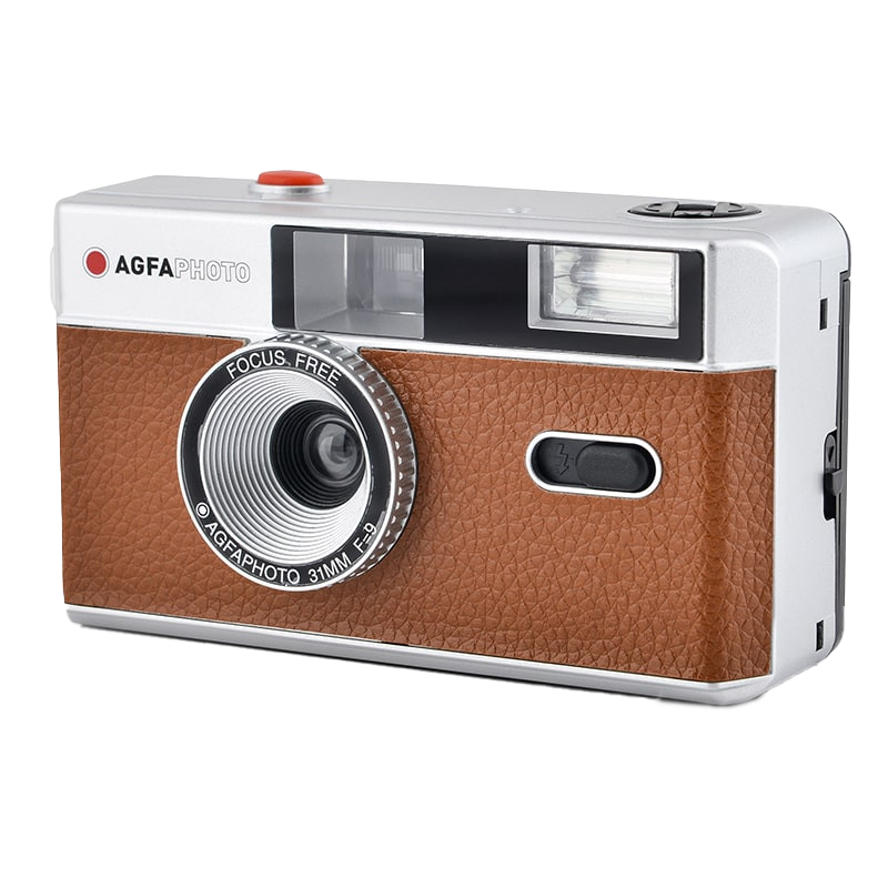 AgfaPhoto Reusable 35mm Film Camera - Brown — Firstcall Photographic